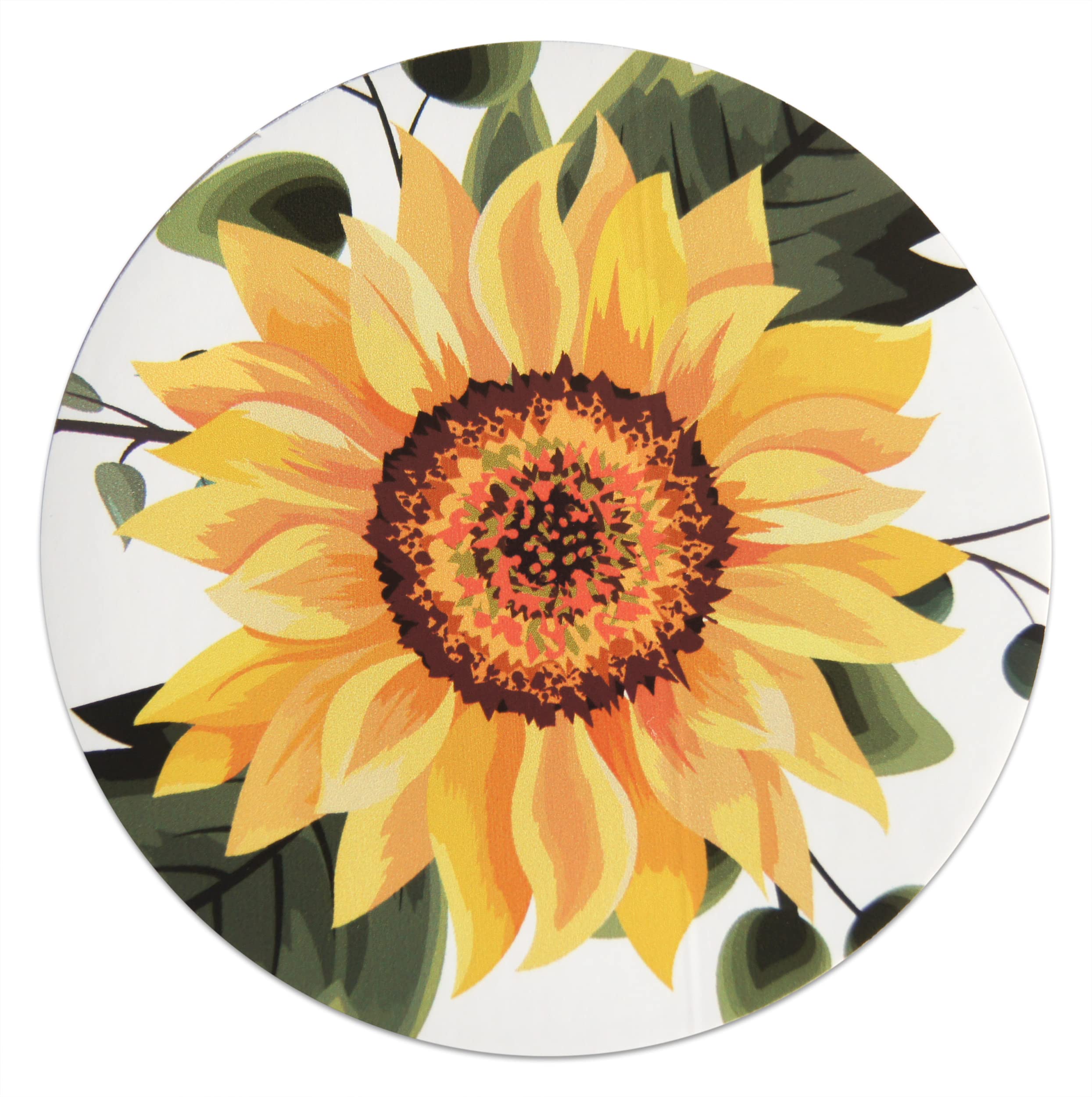 Amazon.com: Novel Merk Flower Vinyl Stickers - 3” Round Individual ...