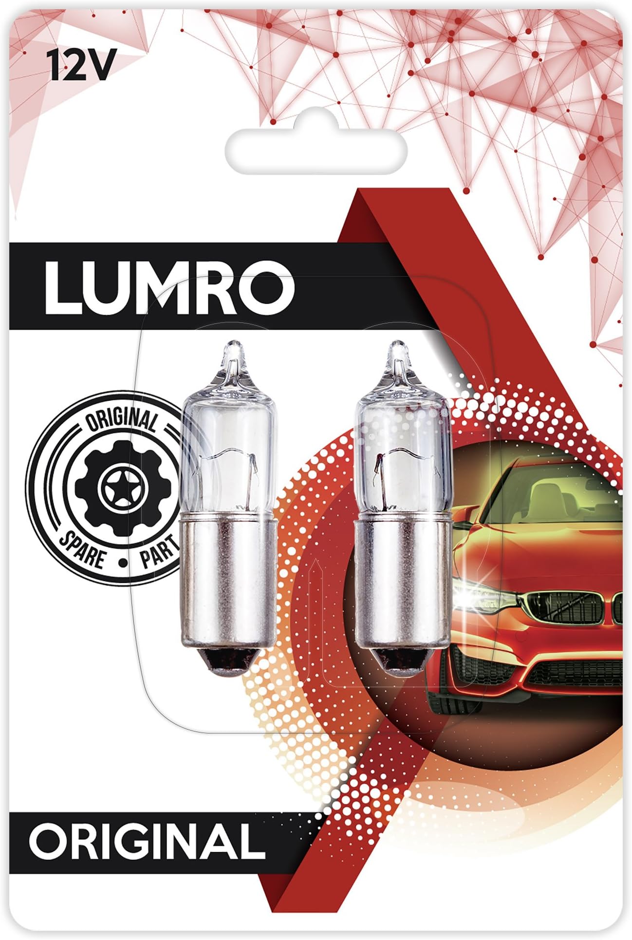 LUMRO Original BA9S H10W 10W Angel Eyes Parking Light Replacement Bulbs ...