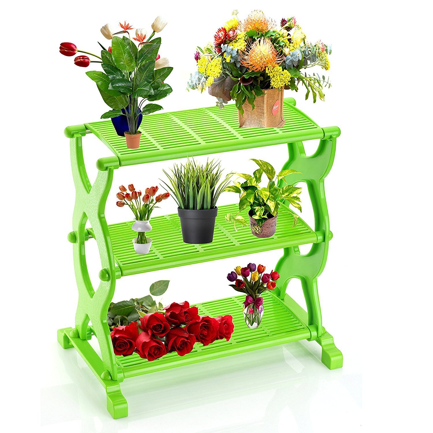 Cierie Fancy 3 Layer Portable Multi Utility Rack Organizer Easy cierie-fancy-3-layer-portable-multi-utility-rack-organizer-easy