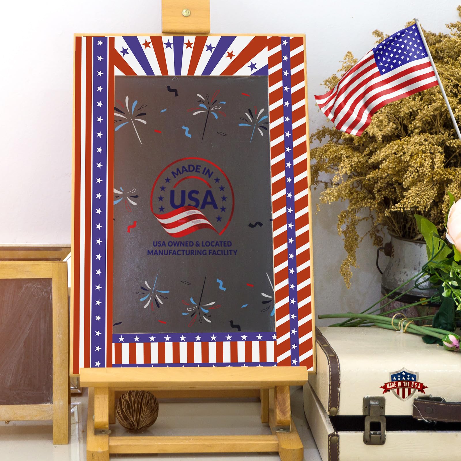 Snapklik.com : 118Ft 4th Of July Bulletin Board Stickers, Red White ...