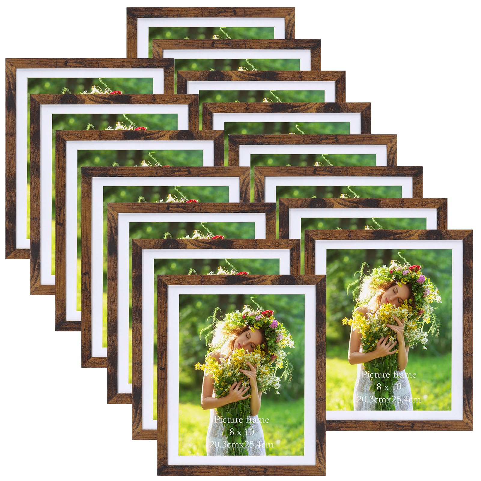 Amazon.com - Lyeasw 8x10 Picture Frame 15 Pack, Display Pictures 8x10 ...
