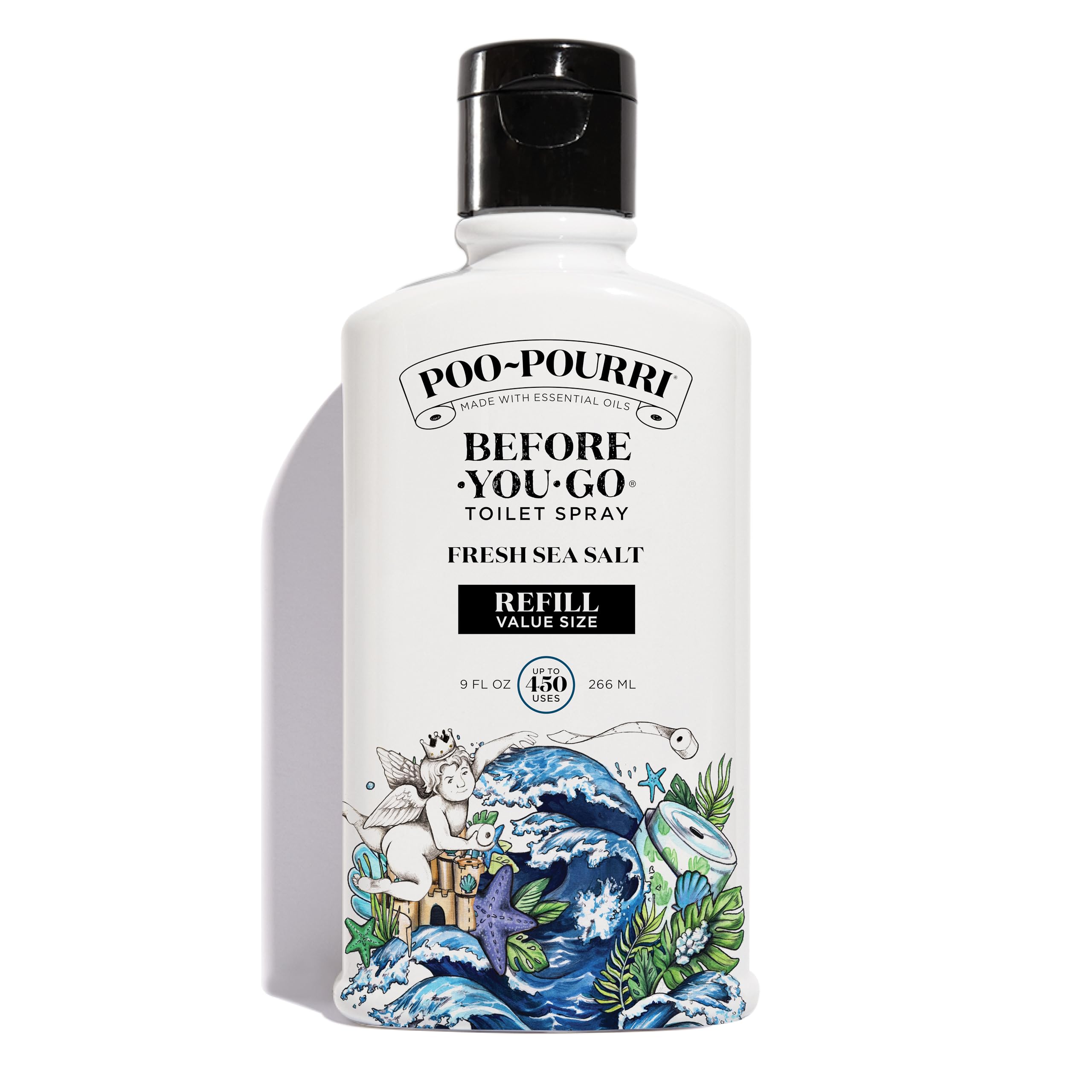 Amazon.com: Poo-Pourri Before-You-Go Toilet Spray, Fresh Sea Salt ...