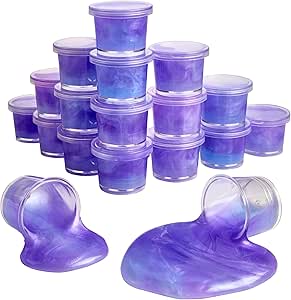 Playbees Purple Princess Slime - 24 Pack - Mini Slime Party Favors ...