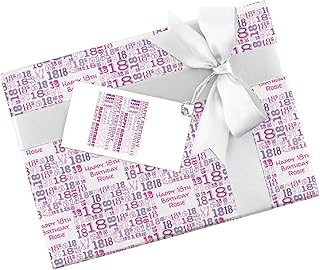 Amazon.co.uk: 18th birthday wrapping paper girls