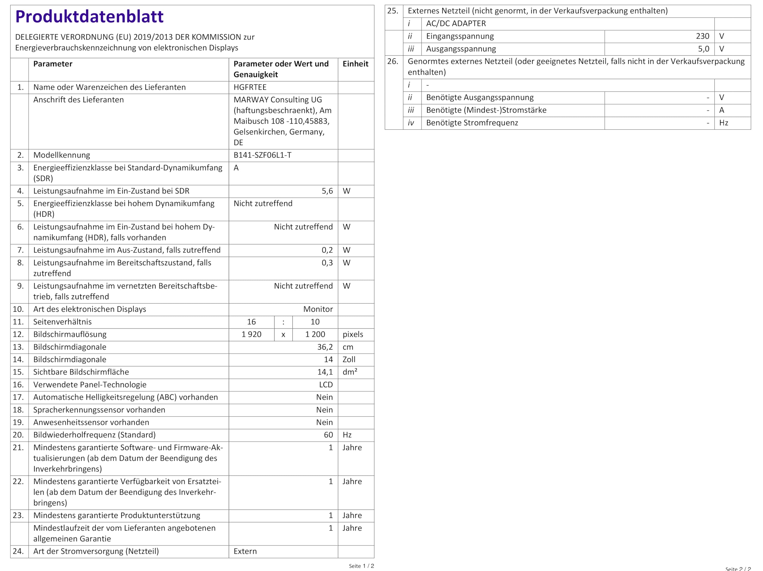 Portable Monitor Touchscreen 16 Inch FHD 1920x1200P HDMI USBC Travel ...
