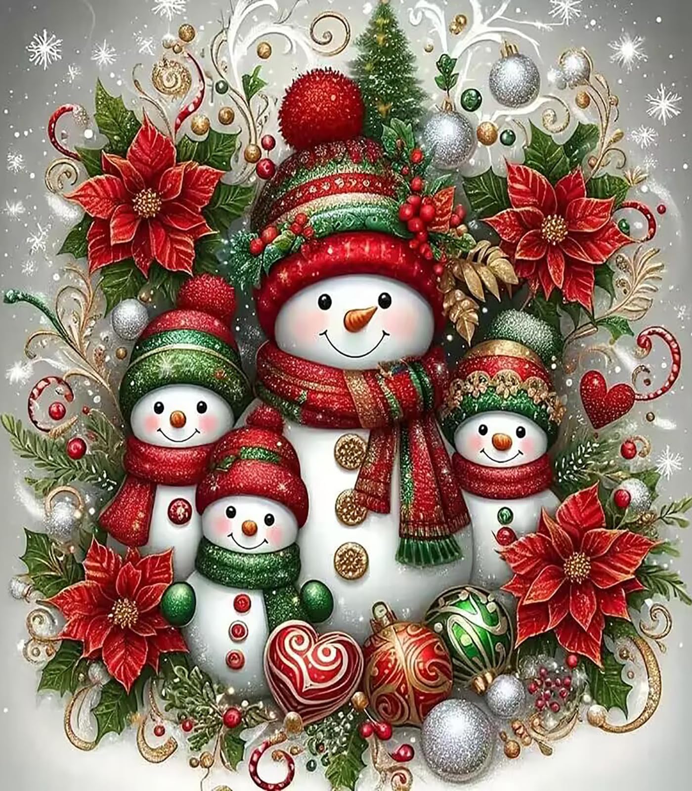 Amazon.com: WEUOPG Christmas Diamond Painting Kits for Adults, Snowman ...