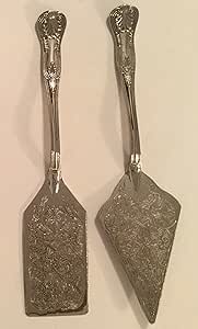 Amazon.com | Studio Silversmiths, Cake & Pie Serving Pieces, Silver ...