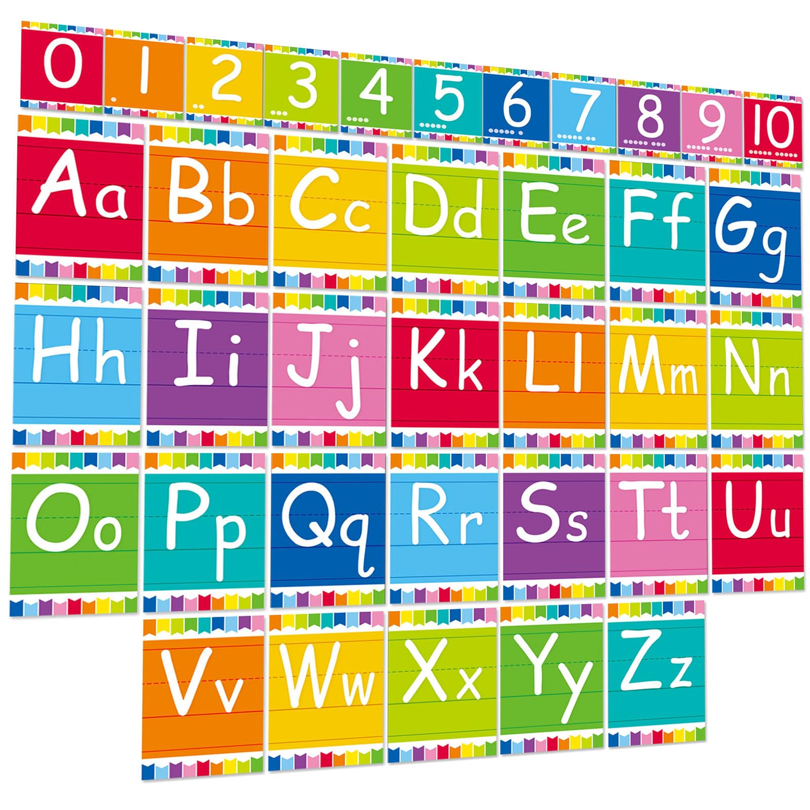 Snapklik.com : Bulletin Board Alphabet - ABC Alphabet Poster Classroom ...