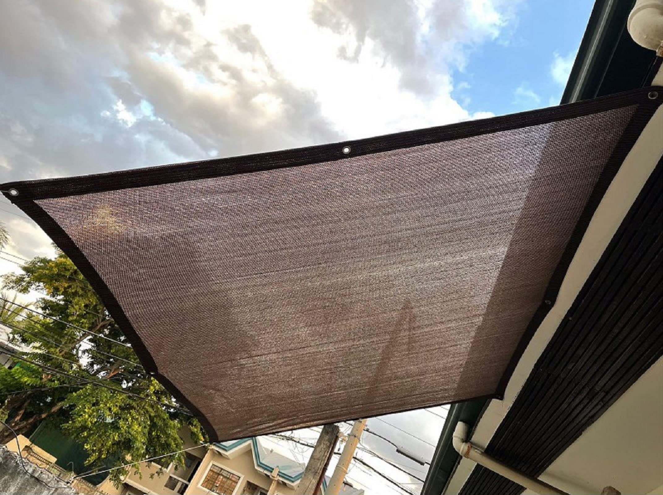 Snapklik.com : Fence Privacy Screen Balcony Sun Shade Cloth 66"x99" 80% Shade Fabric Outdoor ...