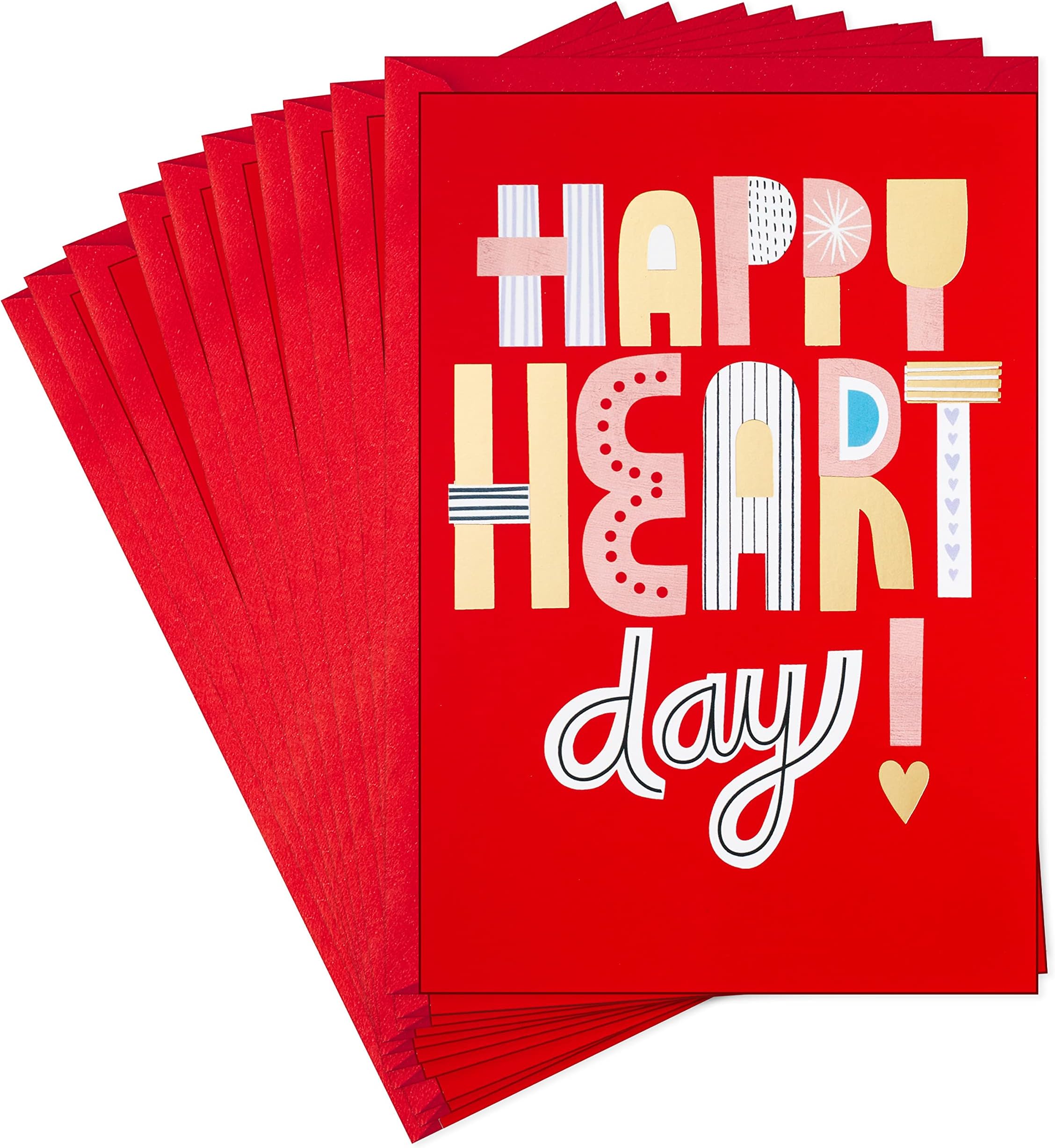 Amazon.com : Hallmark Pack of Valentines Day Cards, Vintage Hot Air ...