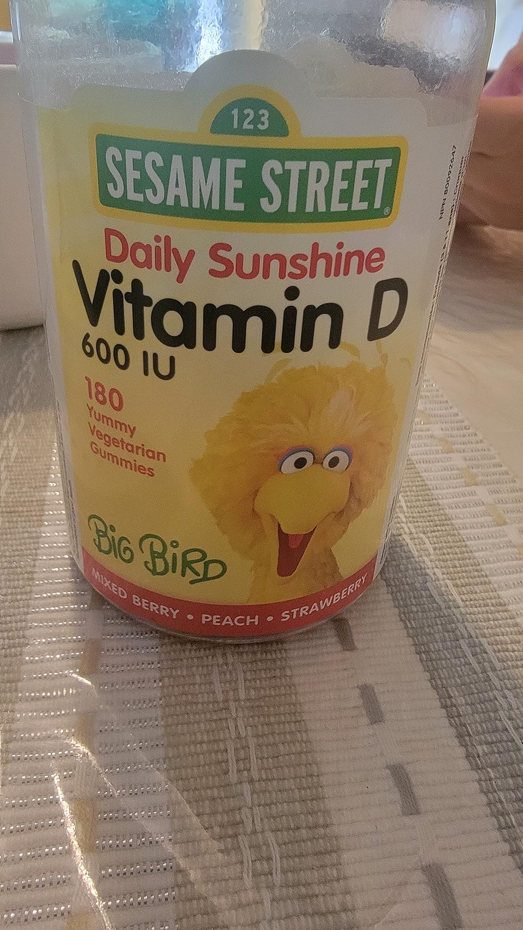 Sesame Street Daily Sunshine Vitamin D3 Kids Gummy by Webber Naturals ...