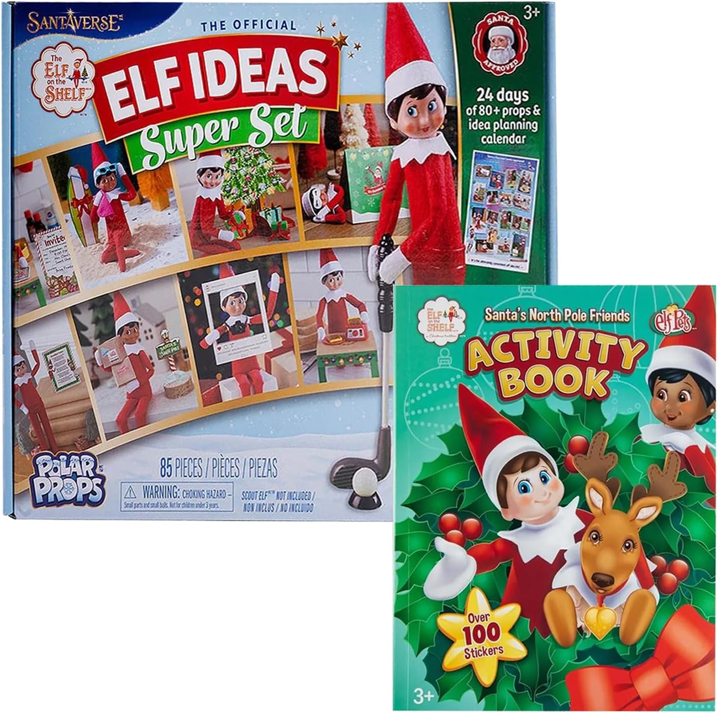 Paquete The Elf on the Shelf: The Official Elf Ideas Super Set y libro ...