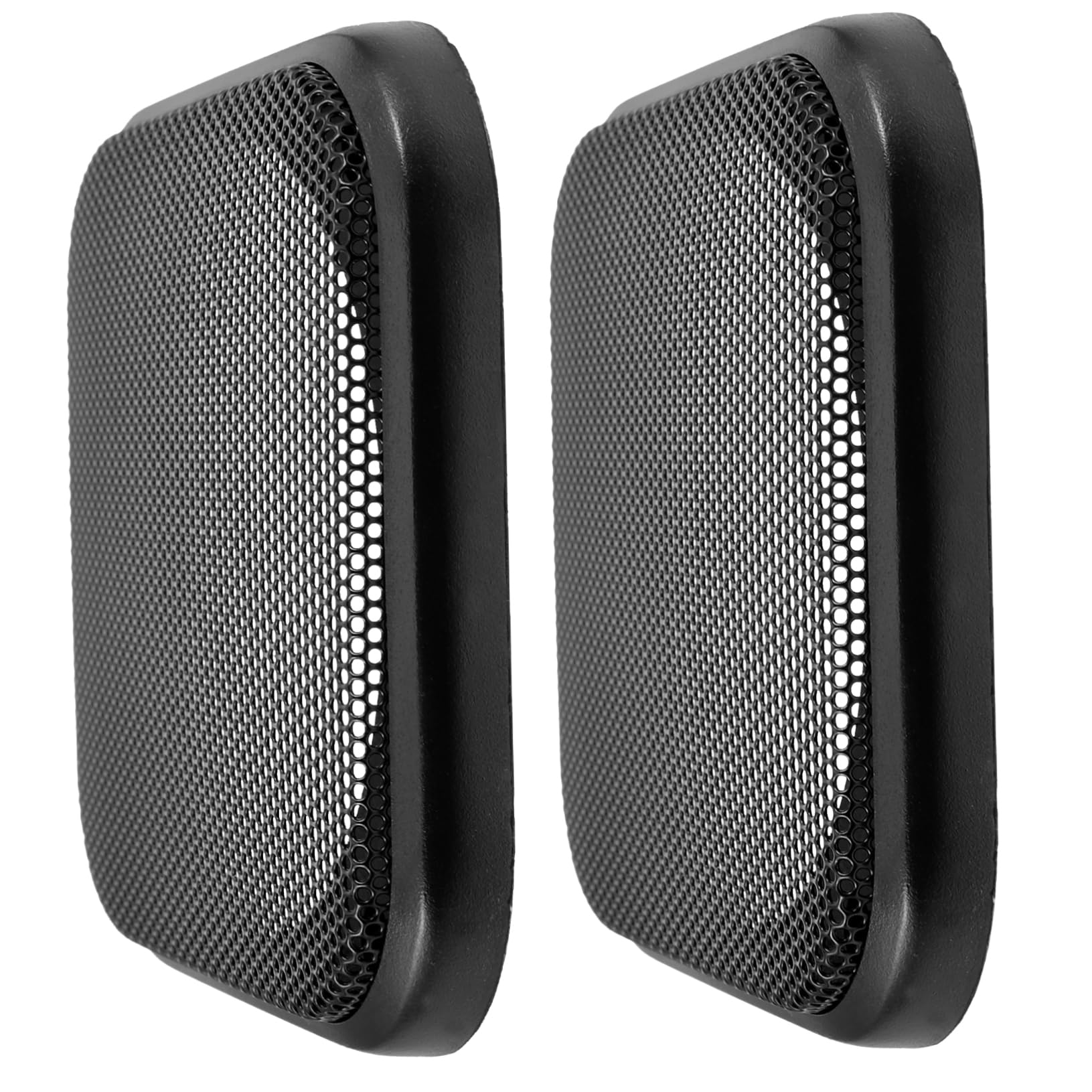 Amazon.com: Anneome 2pcs Speaker Grille Car Accessories Speakers Metal Subwoofer Speaker Grills ...