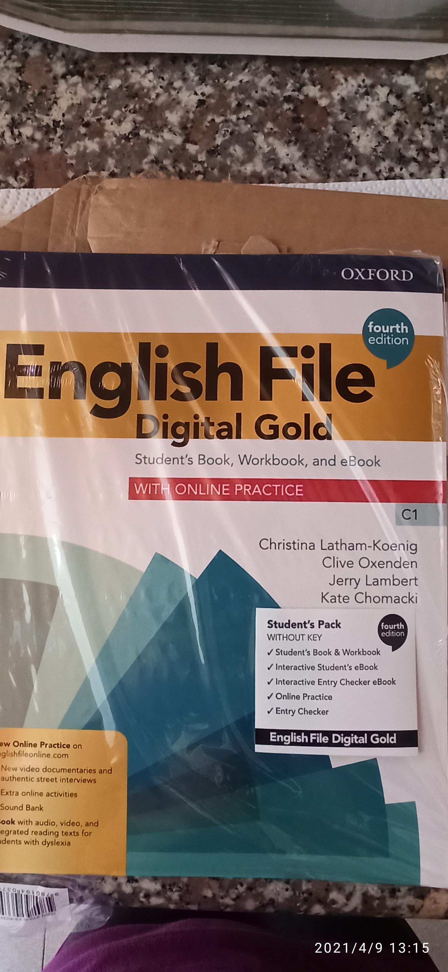 English file. Digital gold C1. Student's book. Woorkbook. Without key ...