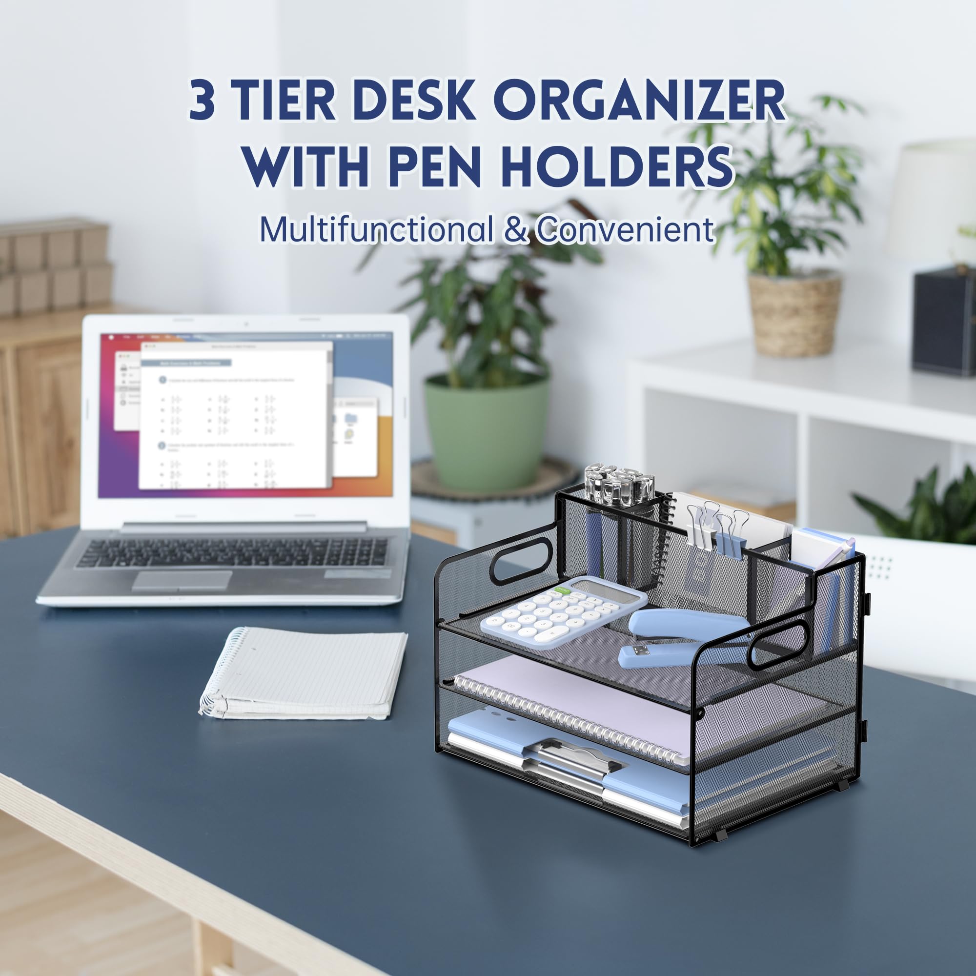 Snapklik.com : SUPEASY 3 Tier Desk Organizer