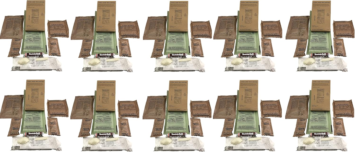 Amazon.com: Pack of 10 SOPAKCO Sure-Pak MRE Reduced Sodium Emergency ...