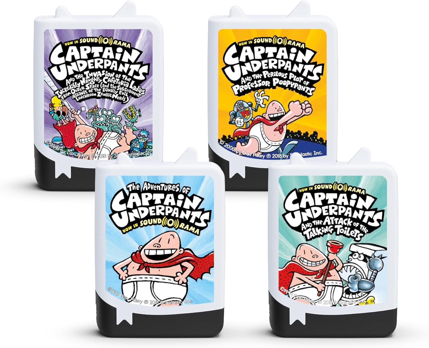 Amazon.com: Tonies Captain Underpants Audiobook Set - 4 Pack : Toys & Games