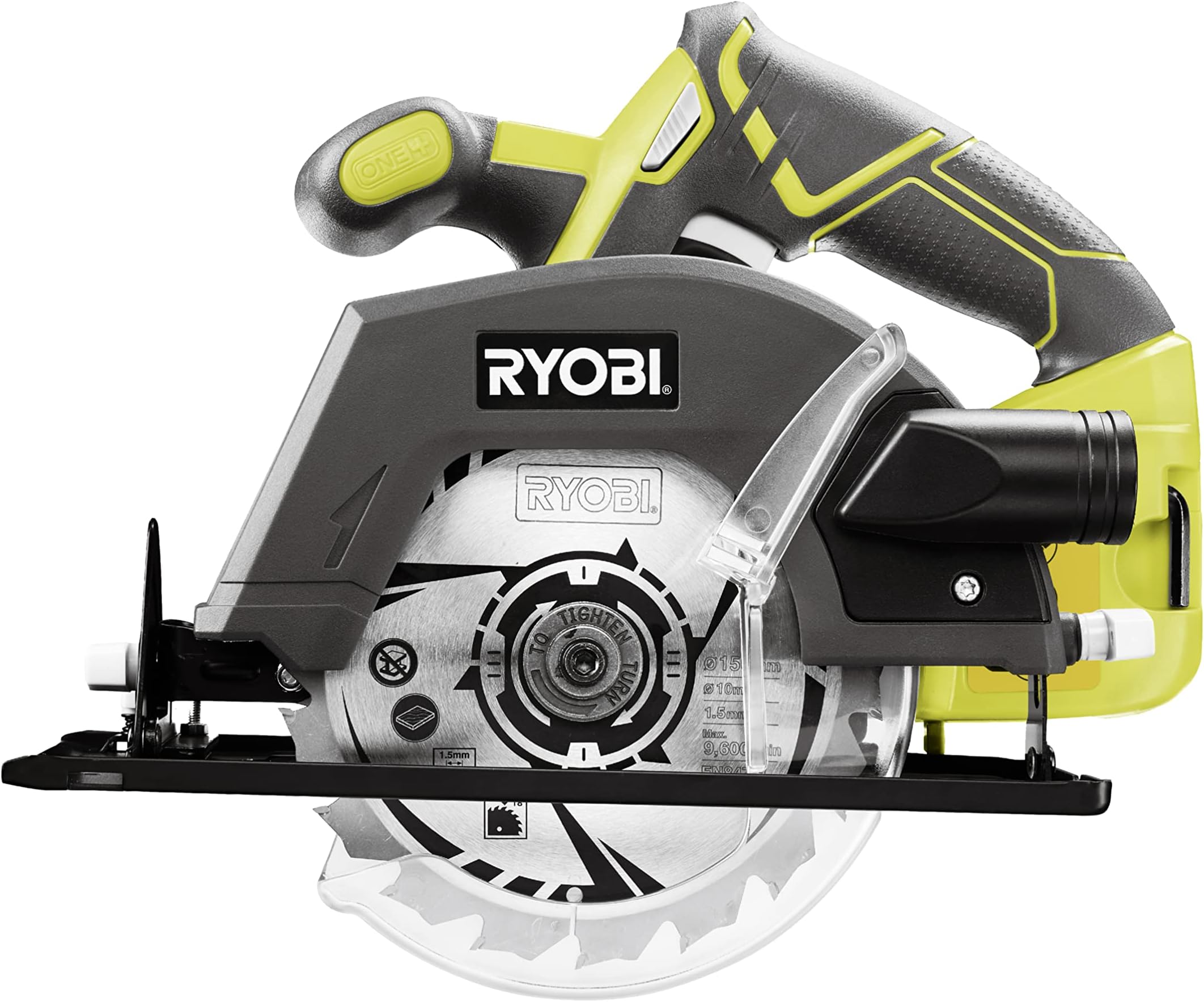 Ryobi R18CSP ONE+ 18v Cordless Circular Saw 150mm No Batteries : Amazon ...