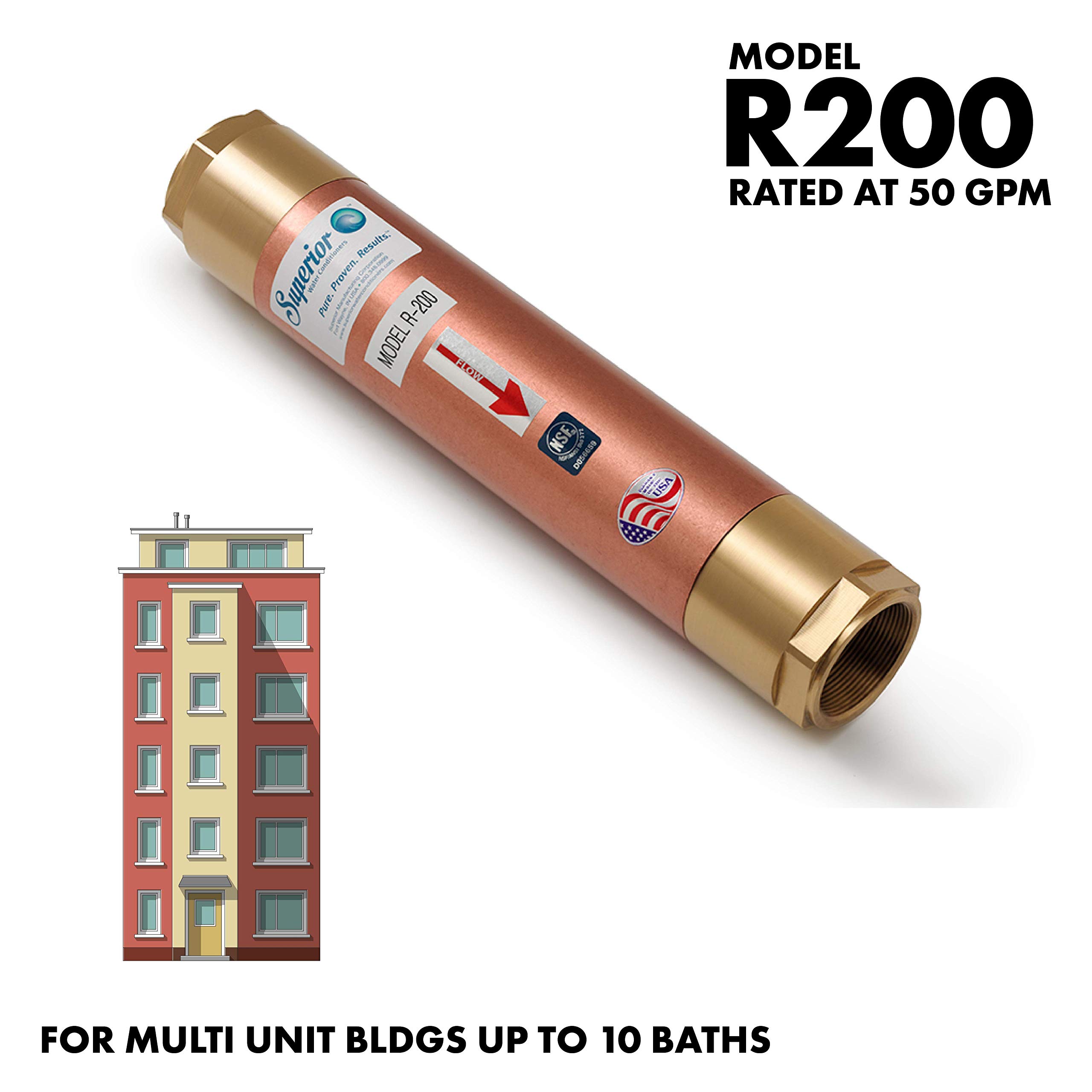 Superior Water Conditioners Model R200 In Line Water Conditioner System ...