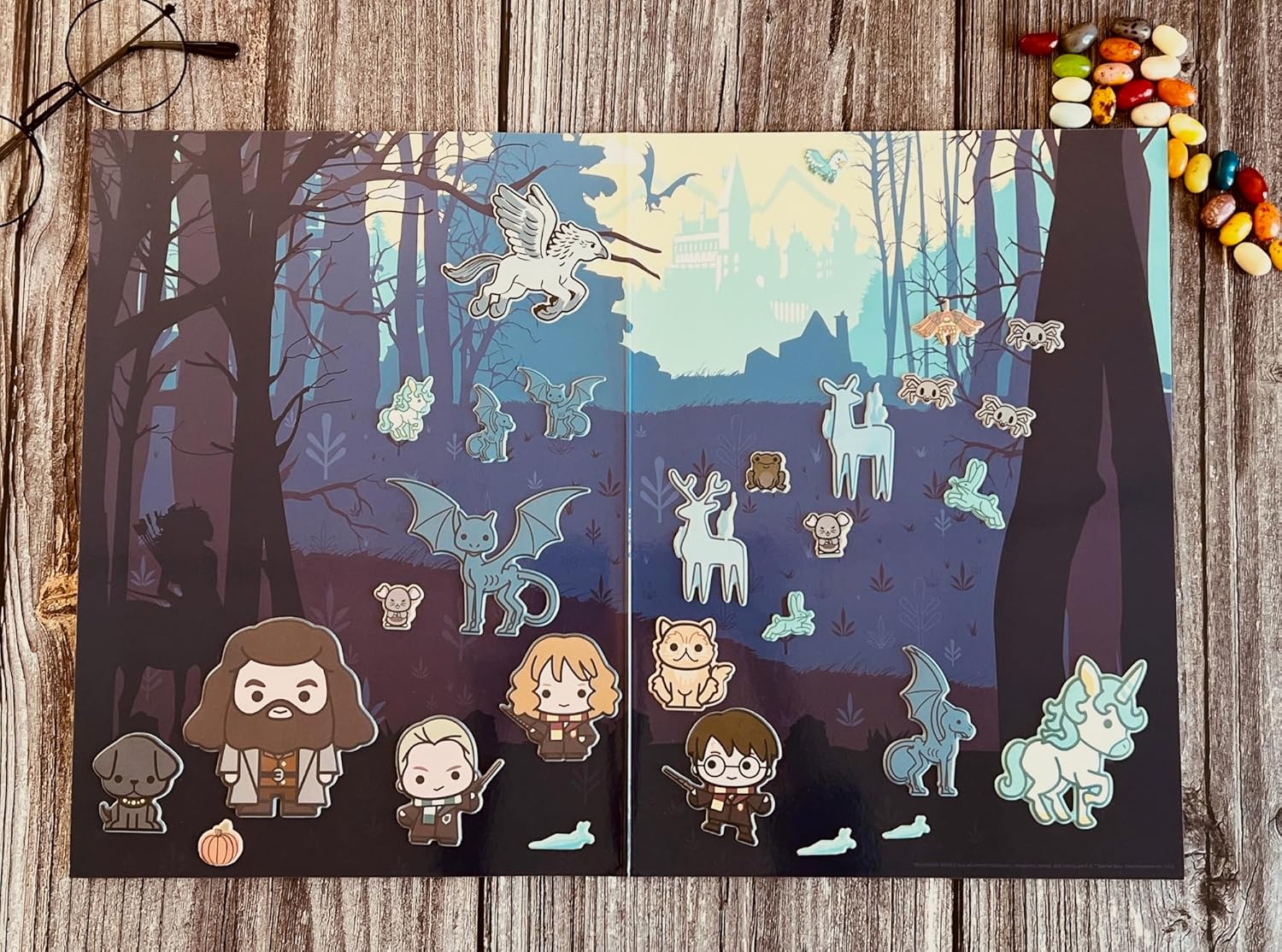 Juego de calcomanías hinchadas de Harry Potter de Conquest Journals ...