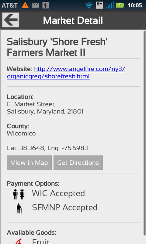 Fresh Food Finder - App on Amazon Appstore