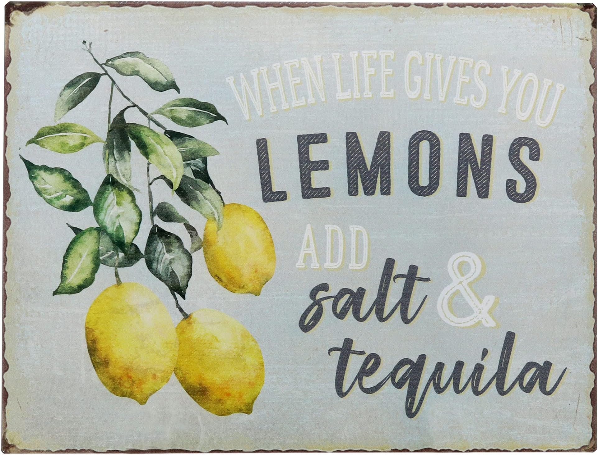 Amazon.com: GSS Designs Where Trouble Melt Like Lemon Drops Metal Tin ...