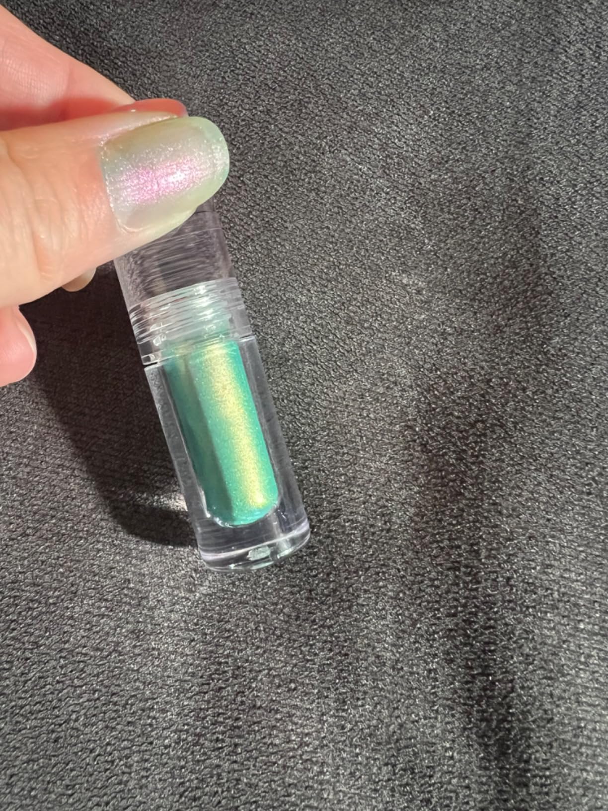 Amazon.com : MIZHSE Iridescent Chrome Nail Liquid 10ml, Blue Chrome ...