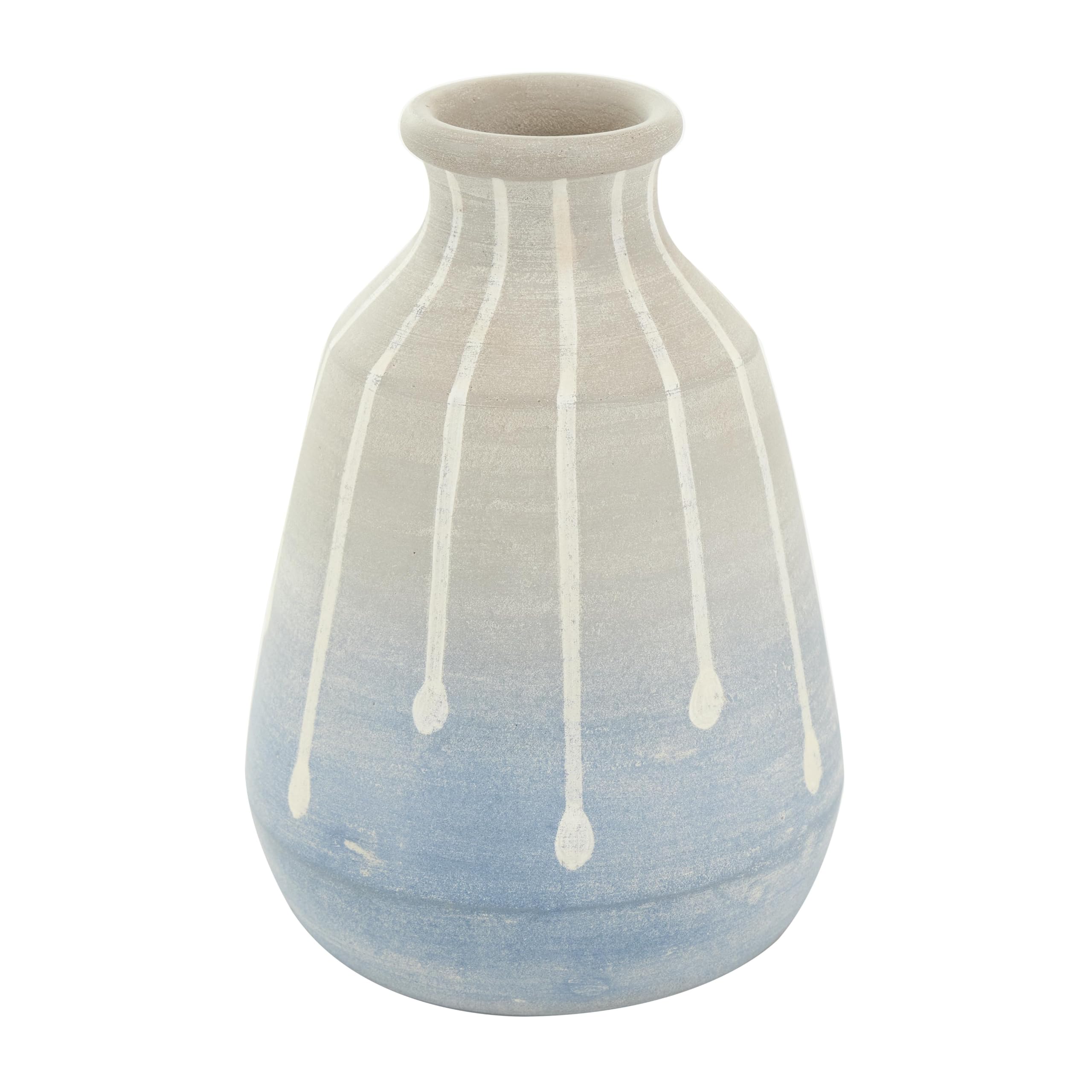 Amazon.com: Deco 79 Ceramic Decorative Vase Abstract Ombre Drip ...