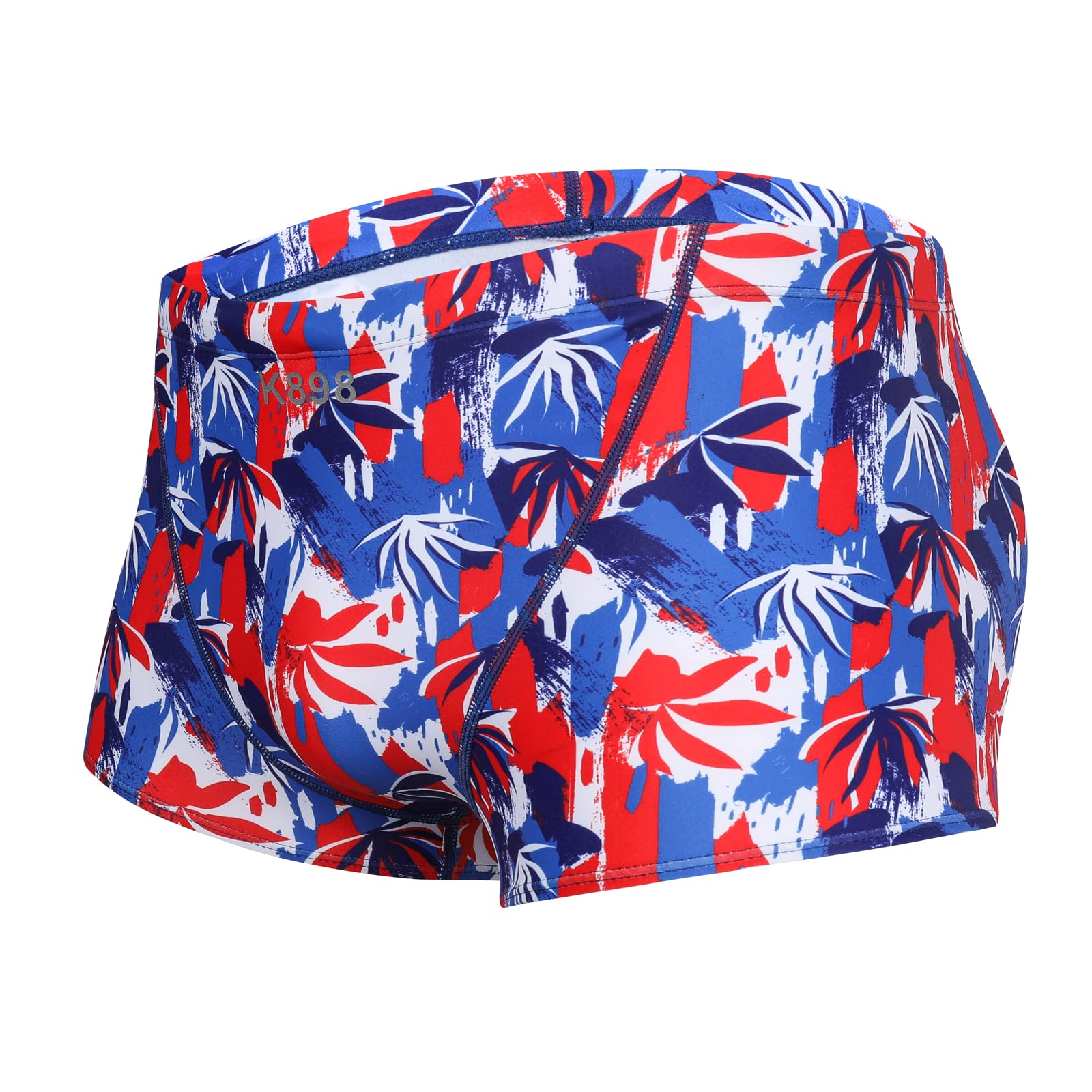 Snapklik.com : K898 Mens Square Leg Swimming Jammer Shorts UPF50+,Men ...