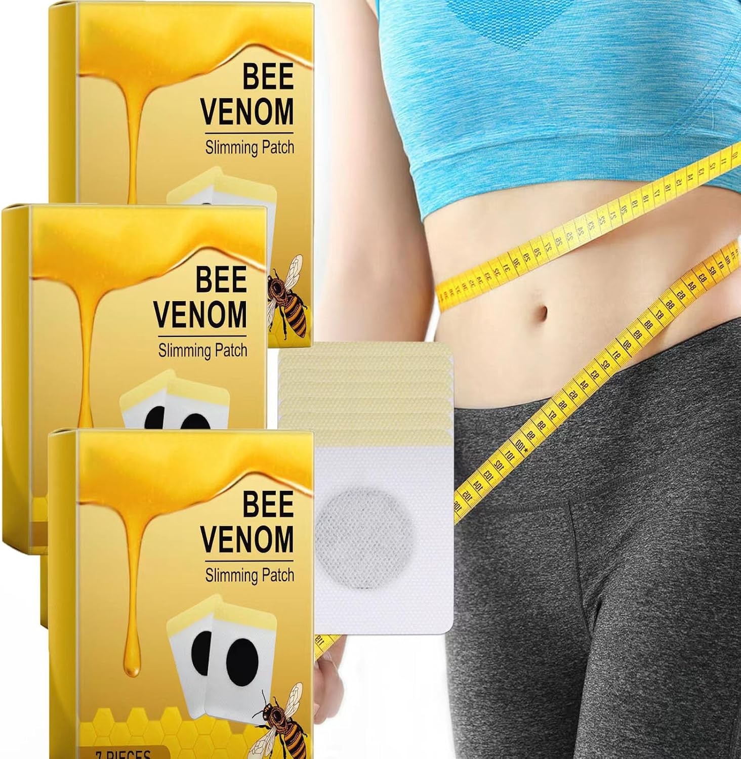 Cvreoz Bee Venom SLI_mming Patch, 7/14/21/28/35pcs Bee Venom SLI_mming Patch, Bostore Bee Venom ...