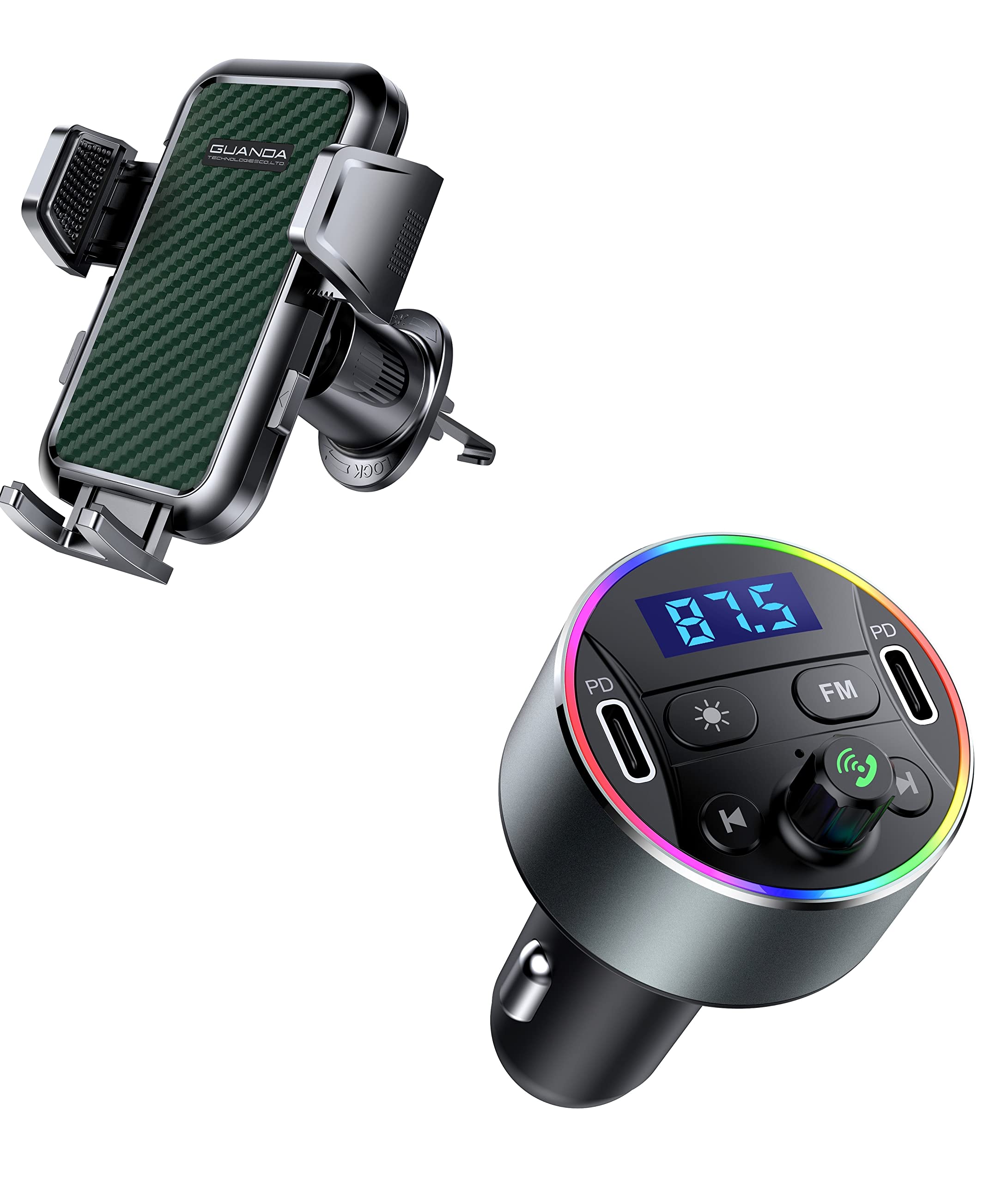 Amazon.com: GUANDA TECHNOLOGIES CO., LTD. Bluetooth Car Adapter and Car ...