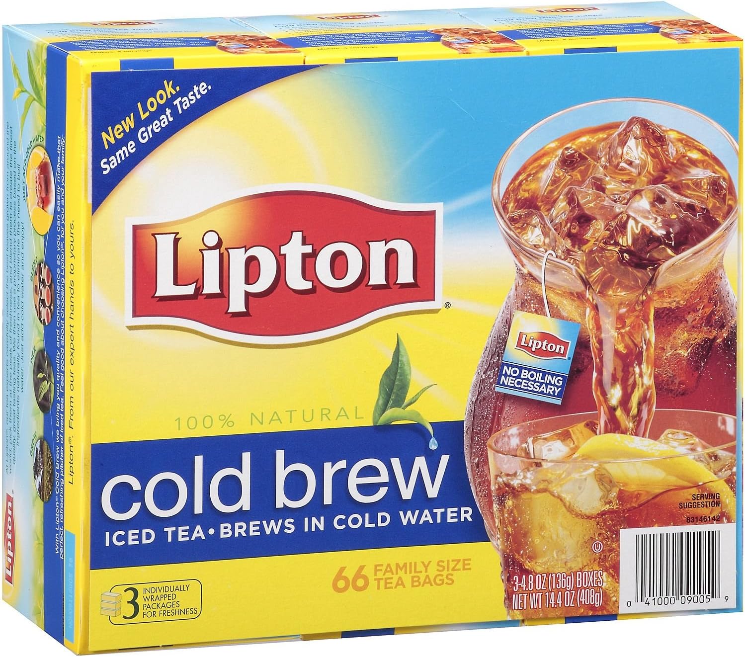 Amazon.com : Lipton Iced Tea Bags, Family-Sized Tea Bags, 48 Total Tea ...