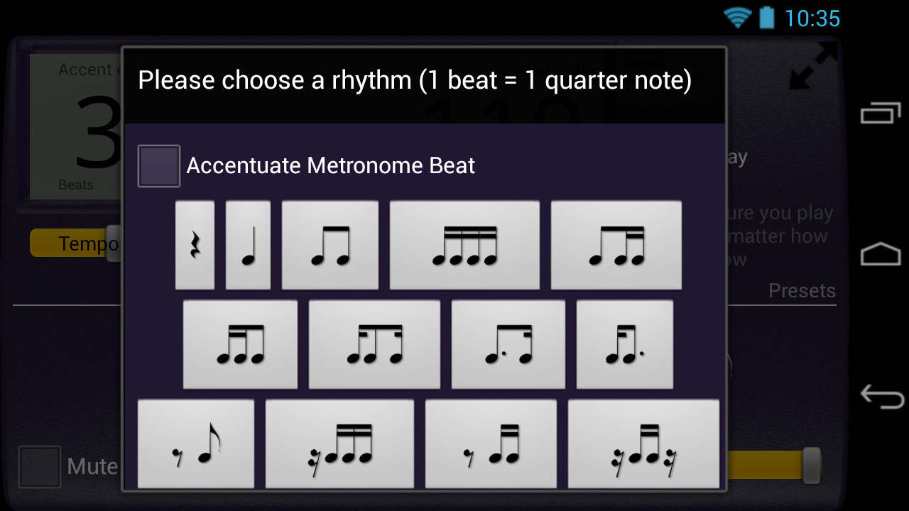 Creative Rhythm Metronome FREE - App on Amazon Appstore