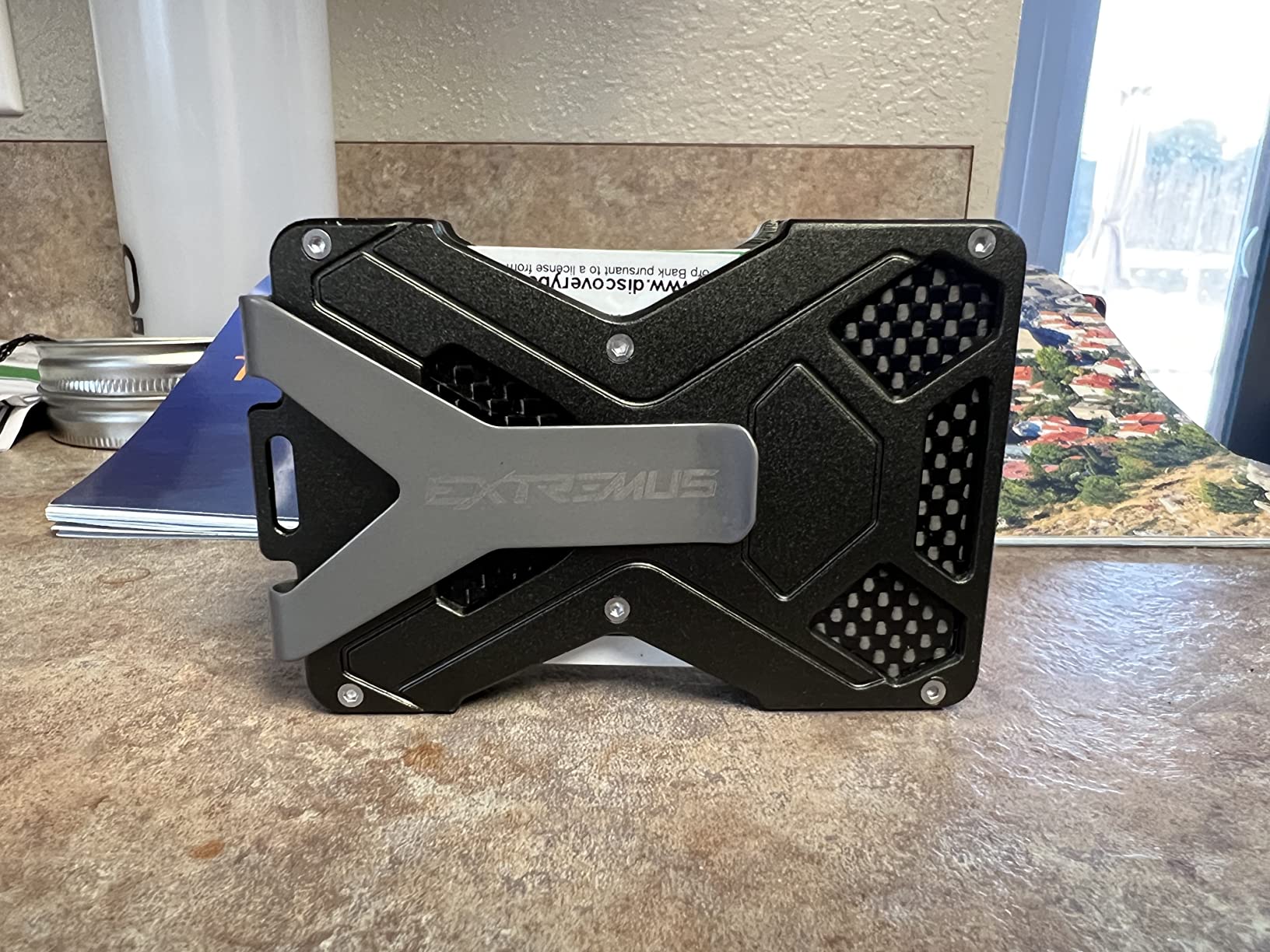 $6/mo - Finance Extremus Tactical Wallet, Carbon Fiber Wallet, Money ...