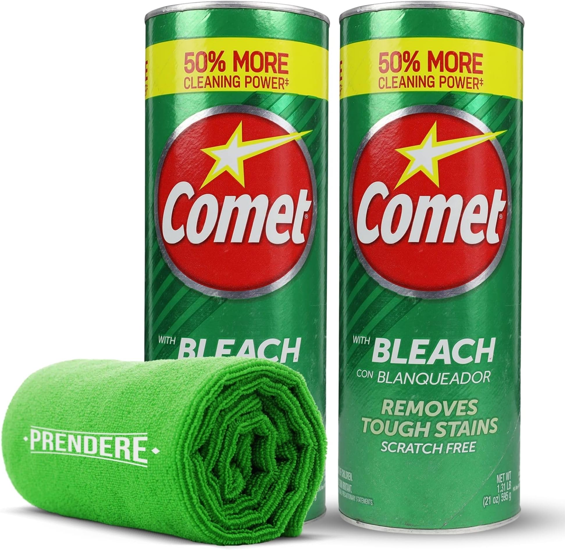 Amazon.com: PRENDERE Bathroom Cleaner With Bleach Kit: Two-21 Oz Comet ...