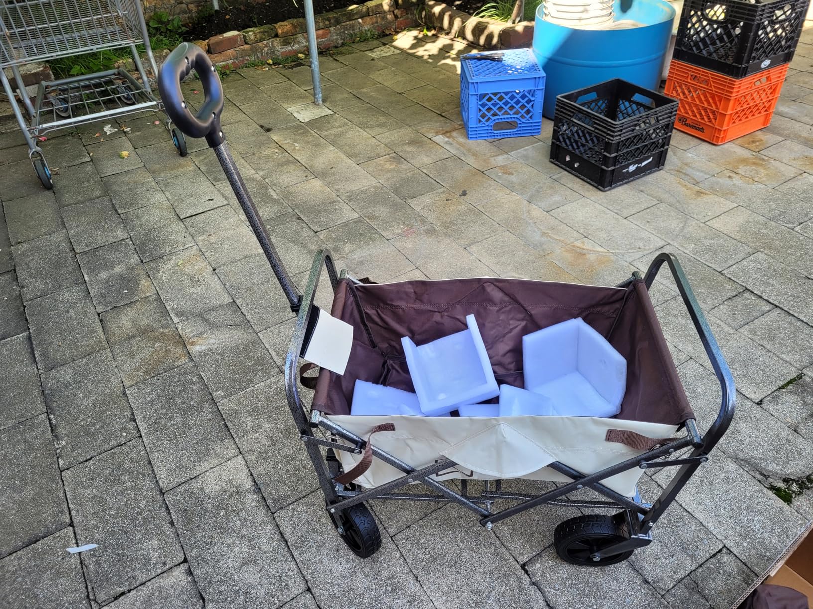 $17/mo - Finance Kenluck Foldable Mini Wagon Cart, Heavy Duty ...