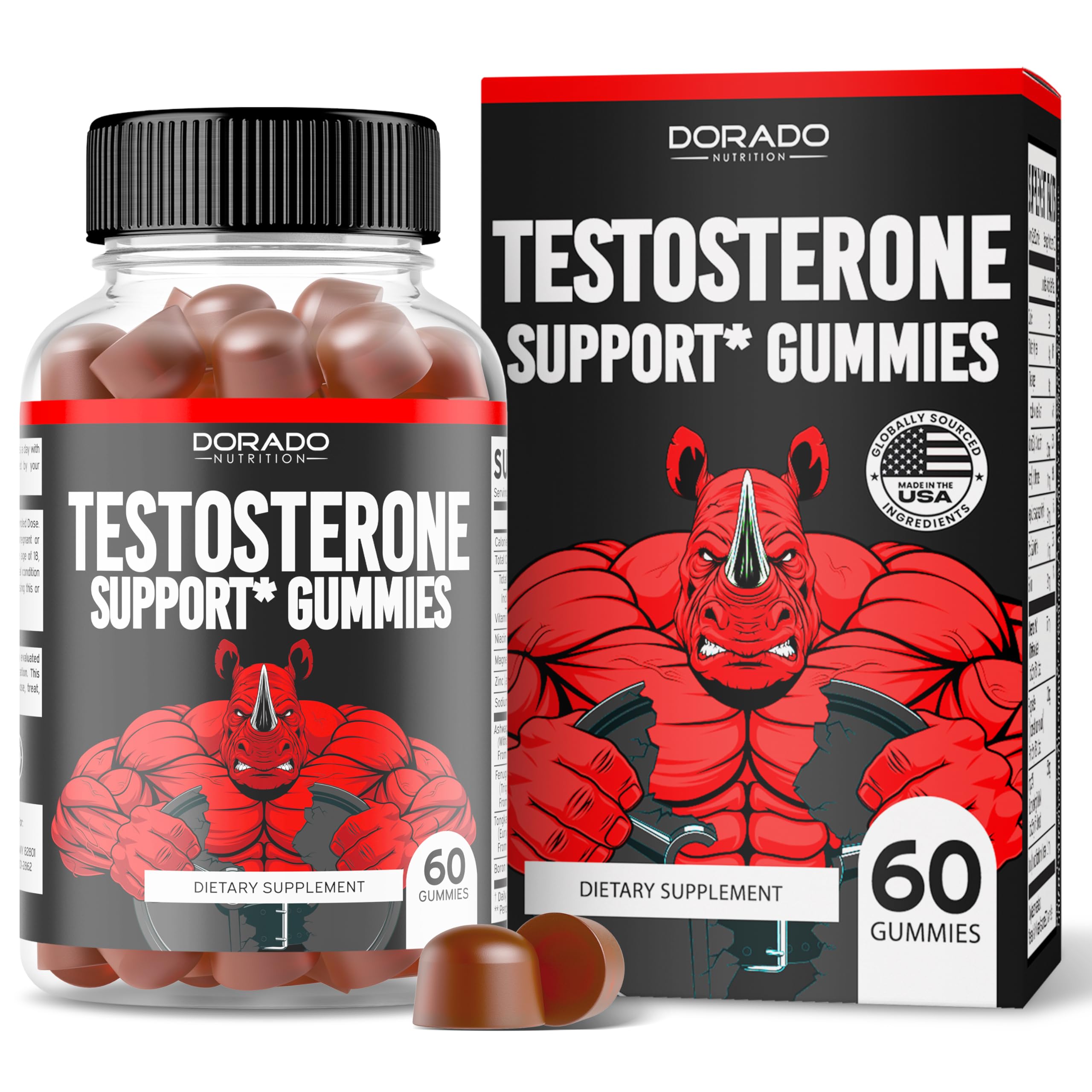 Amazon.com: Testosterone Booster For Men Gummies (60 Count ...