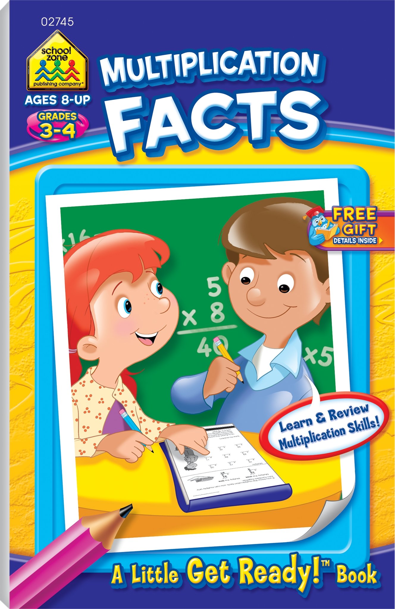 Buy School Zone - Multiplication Facts Workbook - Ages 8 and Up, Grades ...