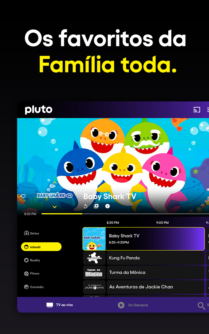 Pluto TV – TV Ao vivo e Filmes - Aplicativo na Amazon Appstore