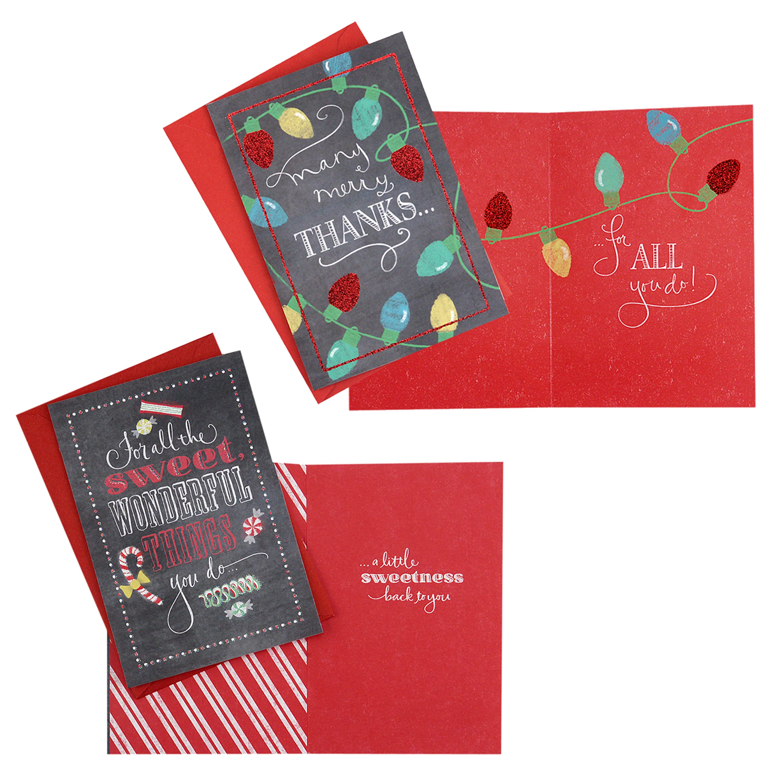 Merry Christmas Gift Card Book Hallmark Christmas Appreciation Cards ...