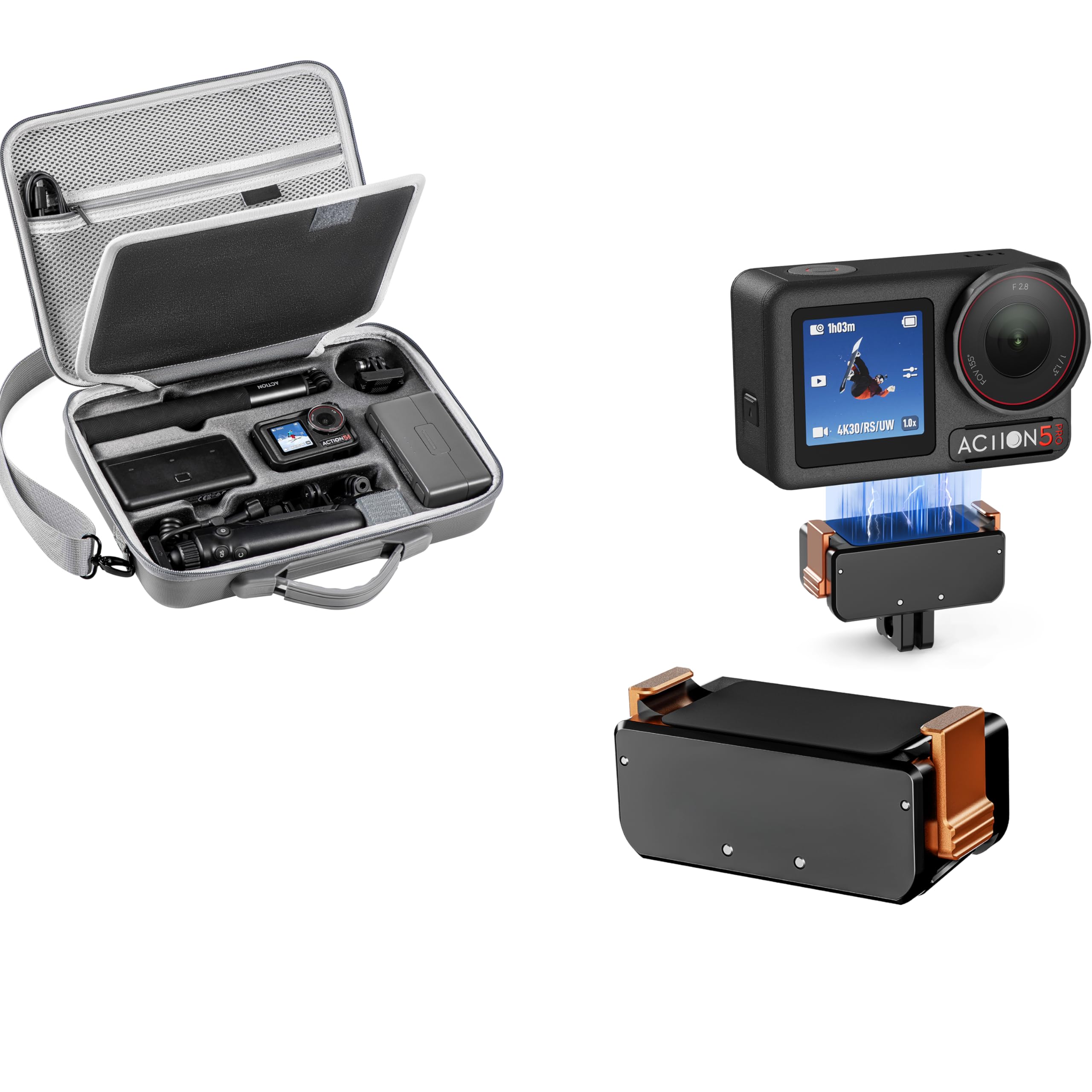 Amazon.com: Tomat Action 5 Pro Magnetic Adapter Mount +Magnetic Mount ...