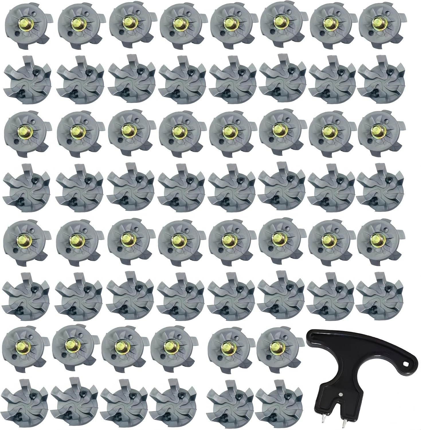 Amazon.com : Bepisof 30Pcs Golf Spikes Golf Shoe Spikes Replacements ...