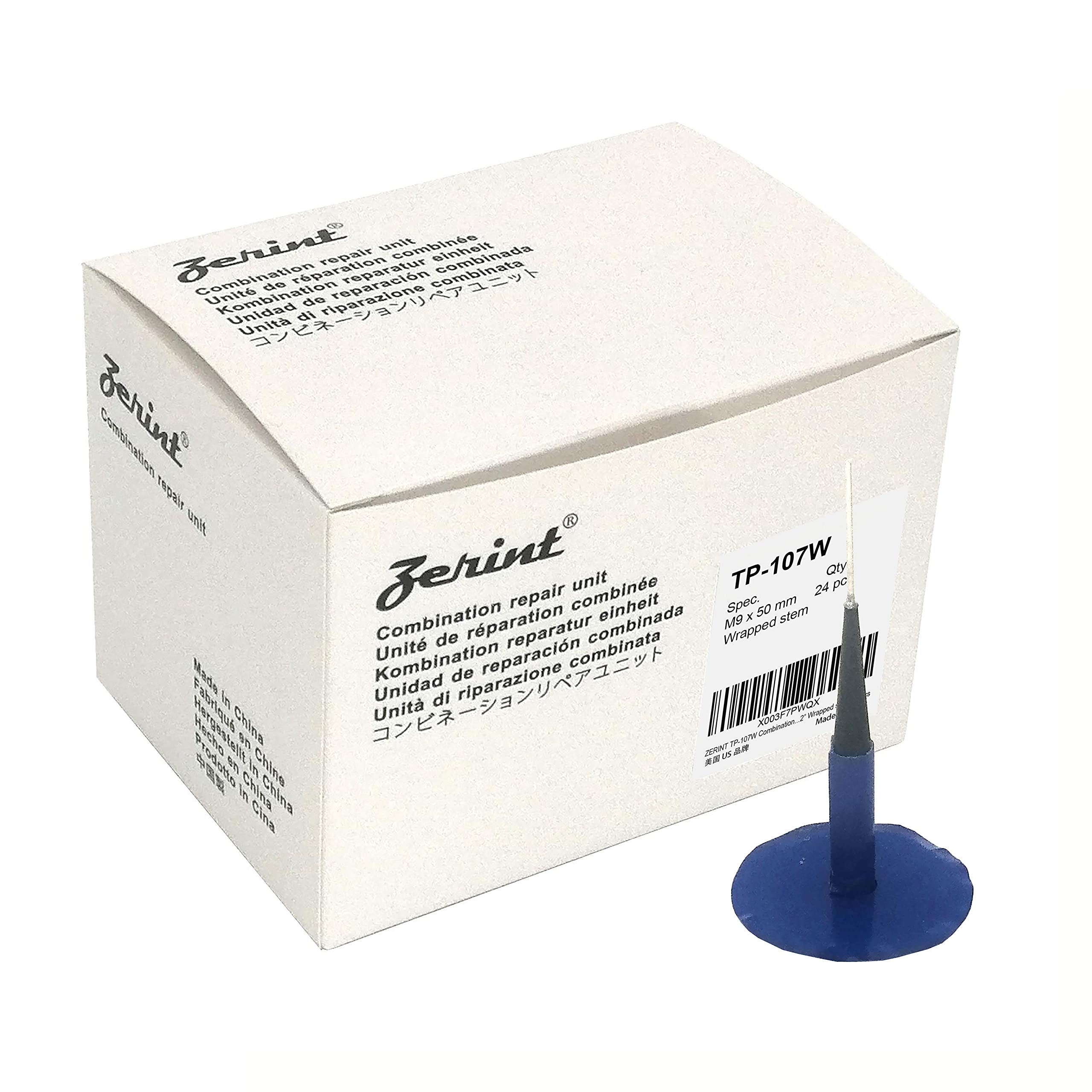 Amazon.com: ZERINT TP-107W Combination Repair Unit, Tire Repair Patch ...