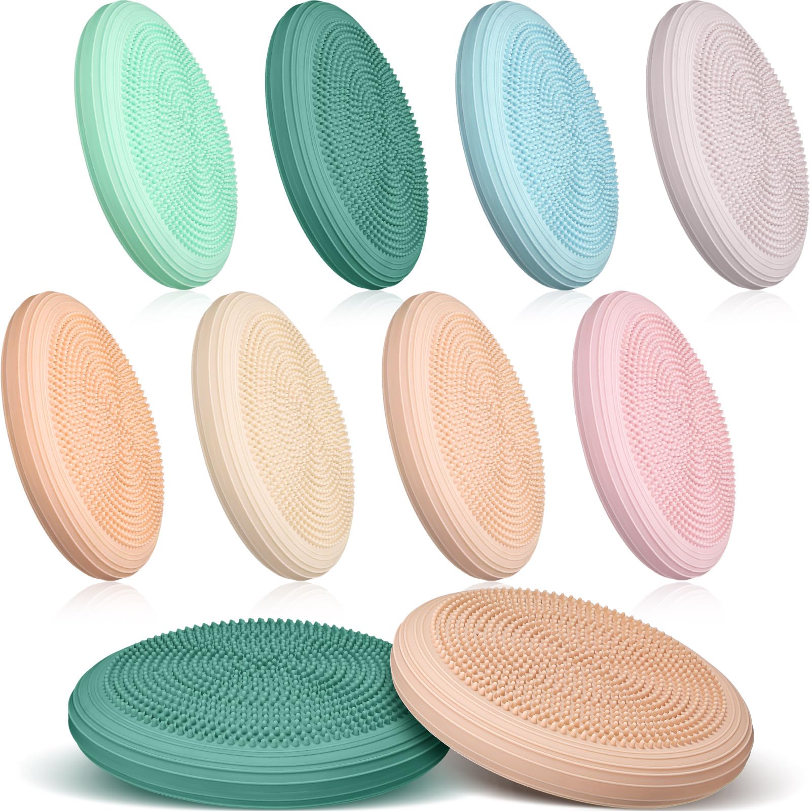 Snapklik.com : Libima 8 Pcs Wiggle Seat Inflated Wobble Cushion Sensory ...