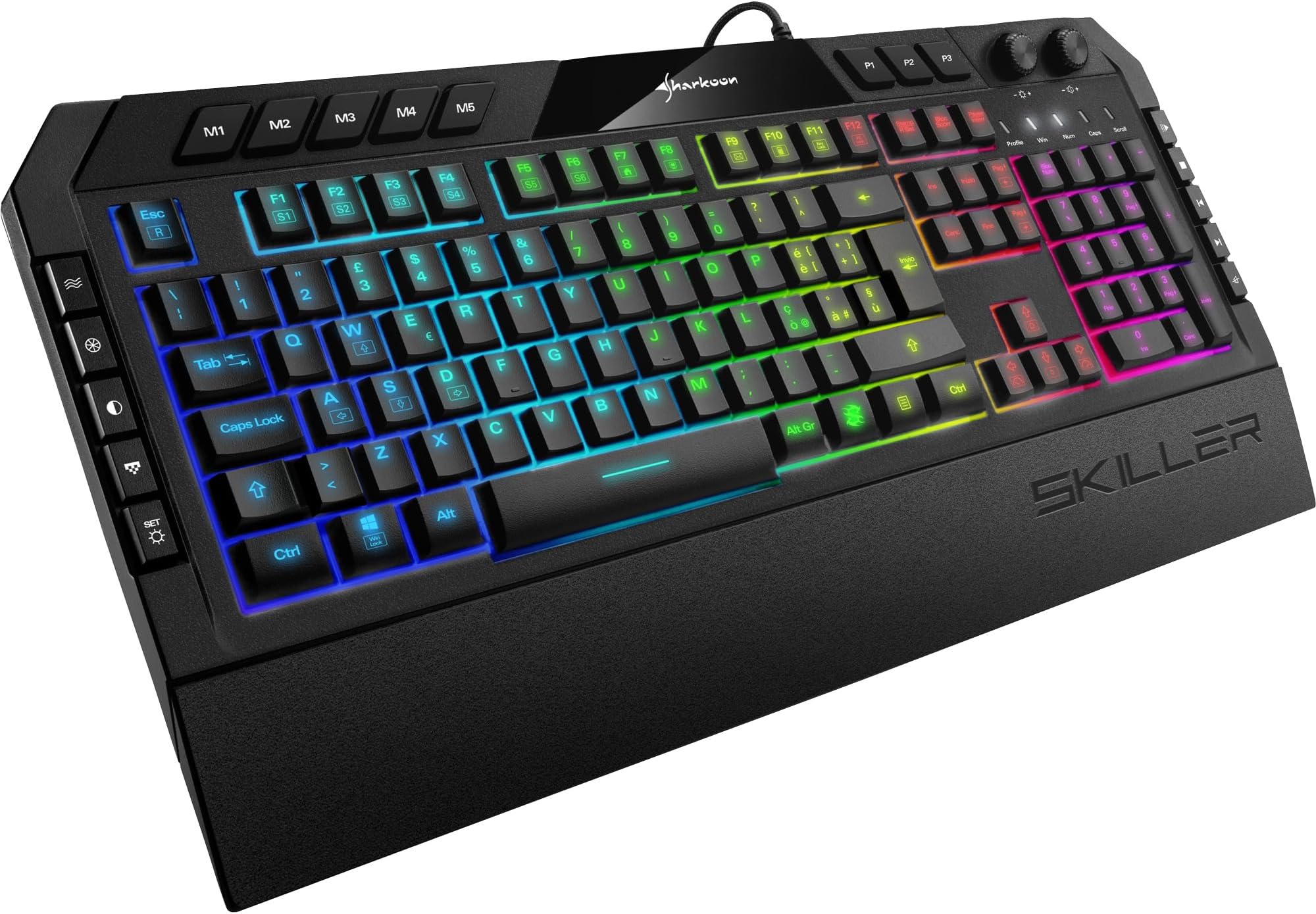 Sharkoon Skiller SGK50 S3 Barebone Schwarz, RGB Gaming Keyboard: Amazon ...