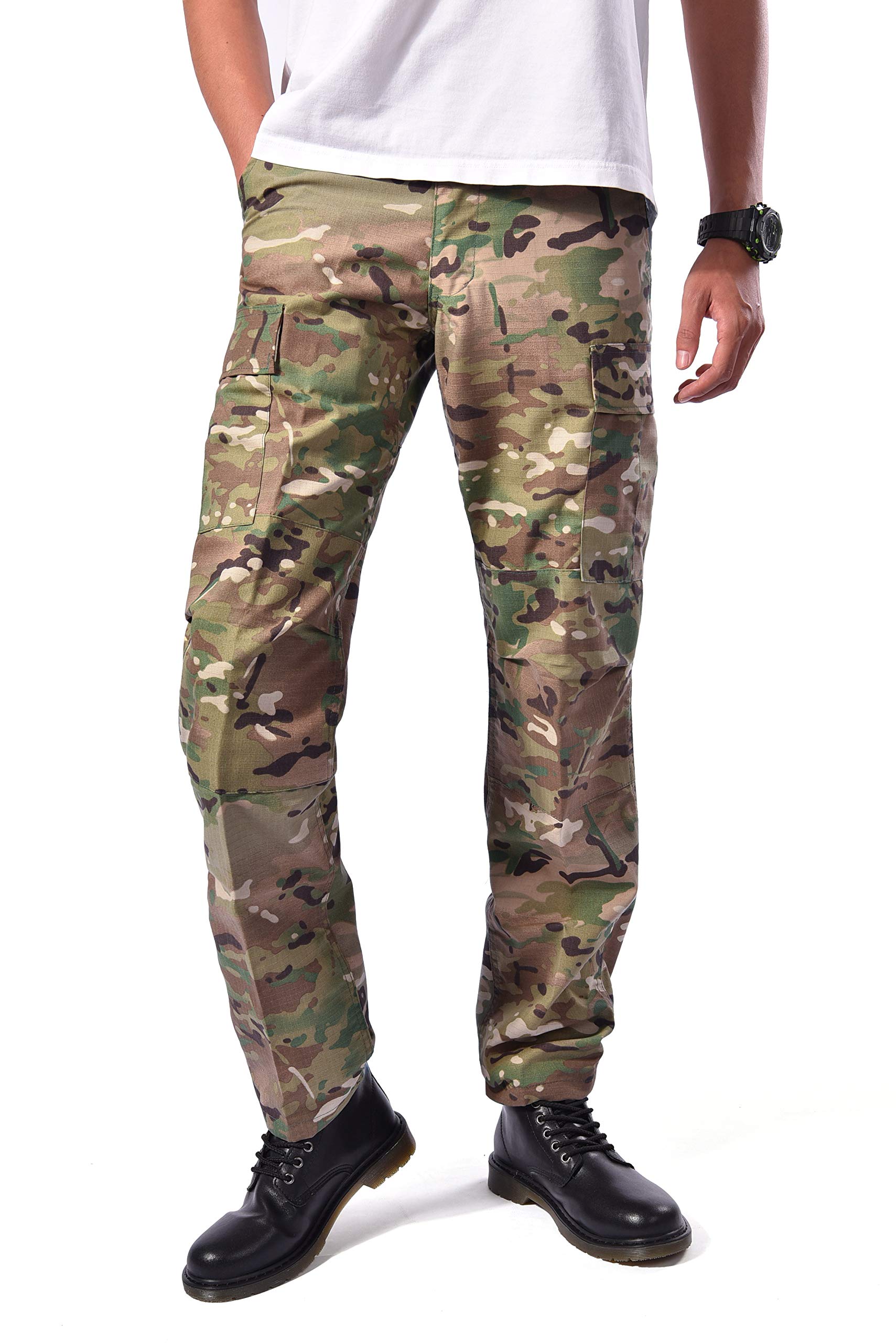 Snapklik.com : BACKBONE Mens Womens Casual Street Fashion Camo Cargo ...