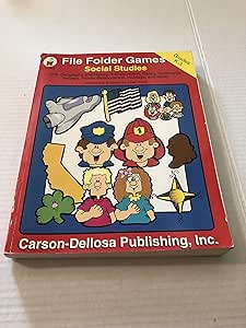 Amazon.com: Carson-Dellosa File Folder Games - Social Studies K-3 ...