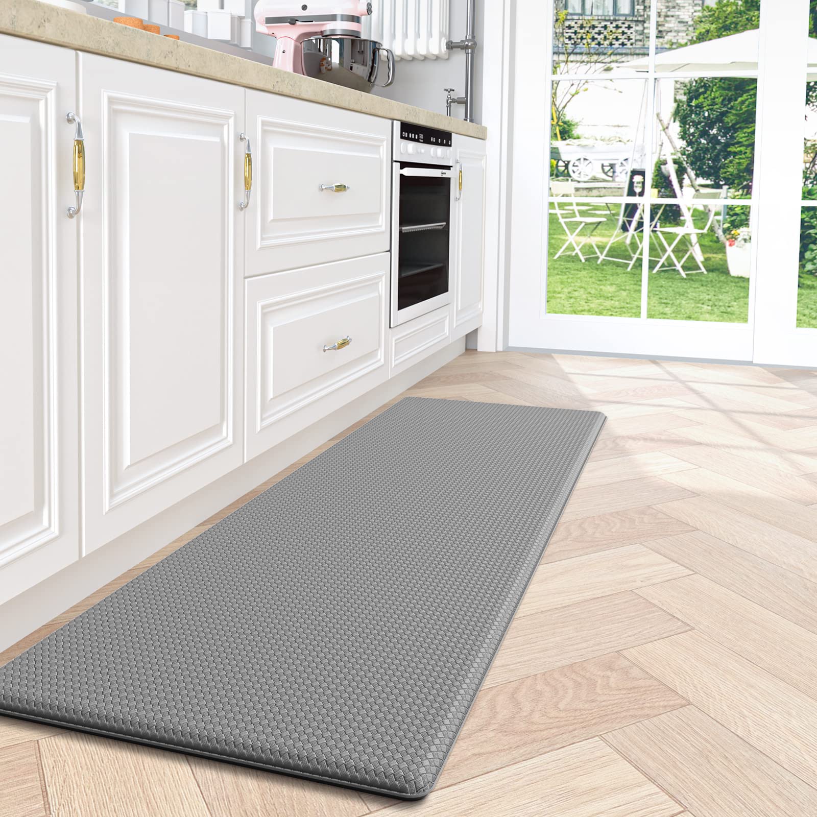 DEXI Kitchen Rugs Runner Mat Non Slip Kitchen Mats Cushioned Anti ...