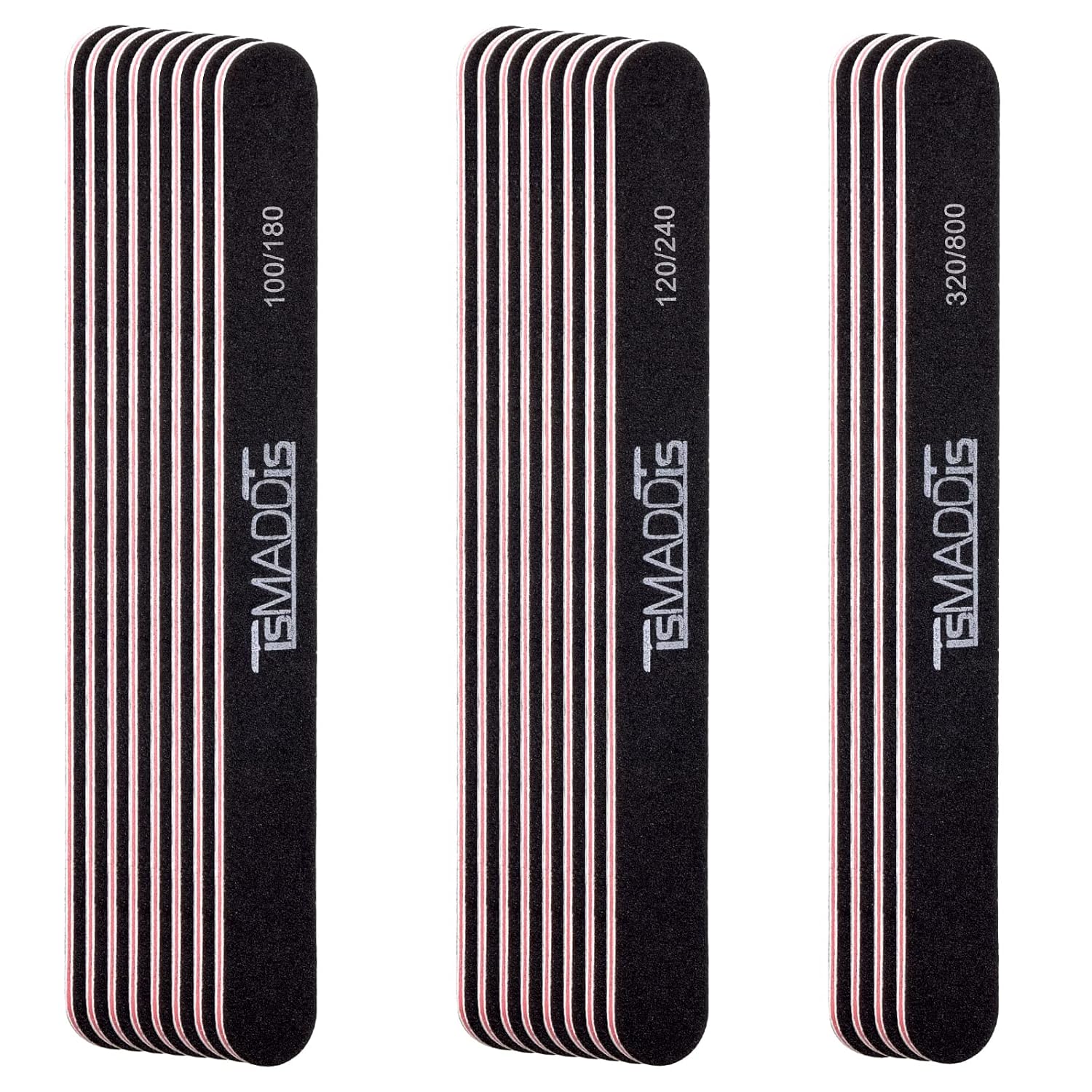 Amazon.com: 20 PCS Nail Files, TsMADDTs Nail Files Set Double Sided ...