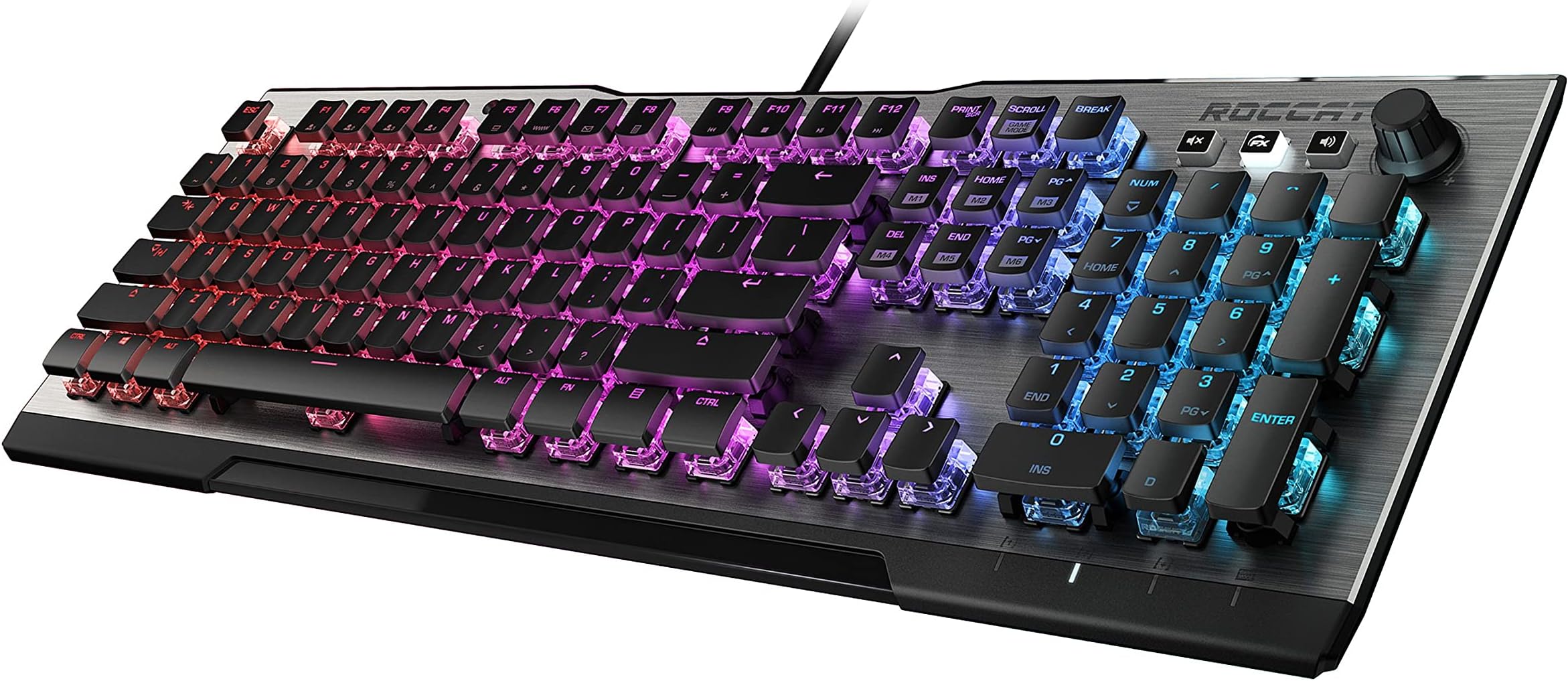 ROCCAT Vulcan 100 AIMO Mechanical PC Gaming Keyboard, RGB Lighting ...